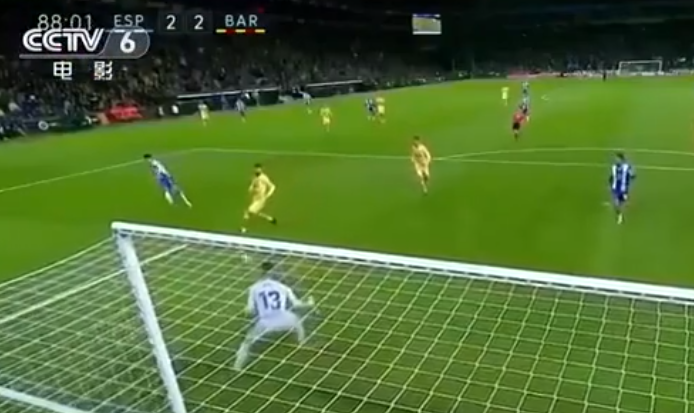 武磊登上CCTV6！绝平巴萨上演一球成名好戏，四大媒体争相报道