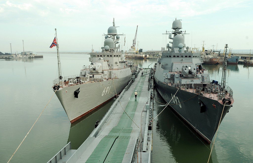 俄罗斯11661型猎豹级护卫舰。俄罗斯就装备两艘，691和693|护卫舰|火力|俄罗斯_新浪新闻