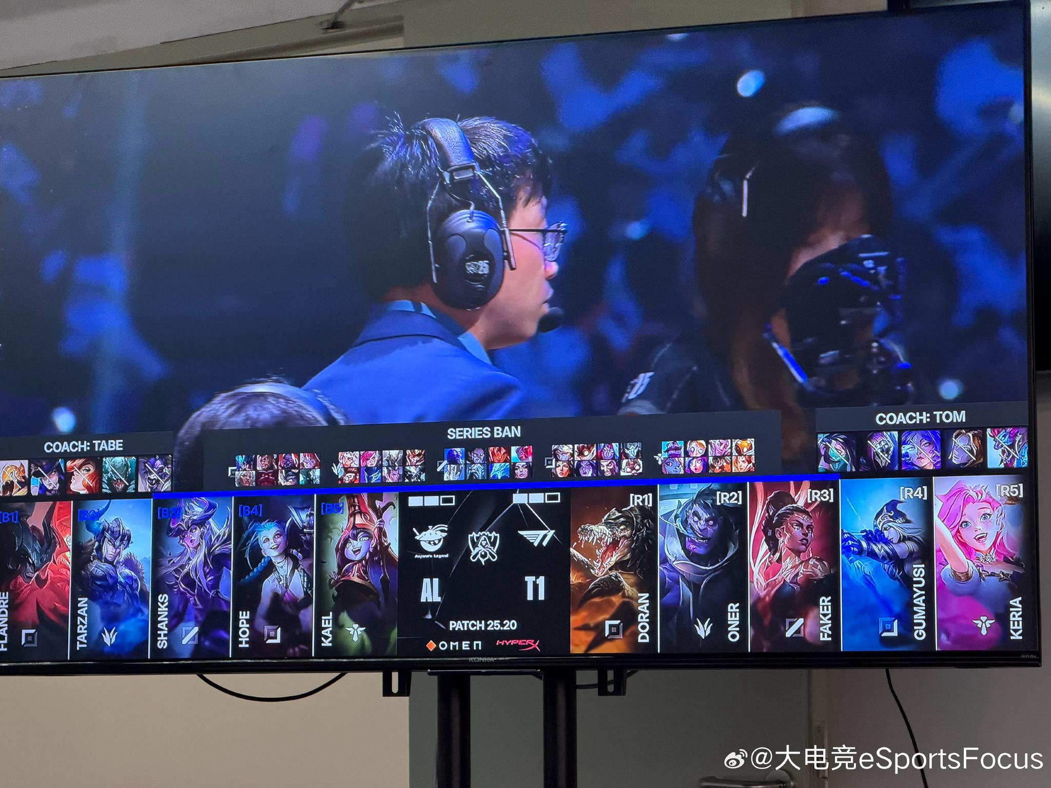 AL对战T1决胜局Faker选梅尔Shanks拿辛德拉|T1|辛德拉|英雄联盟_新浪新闻