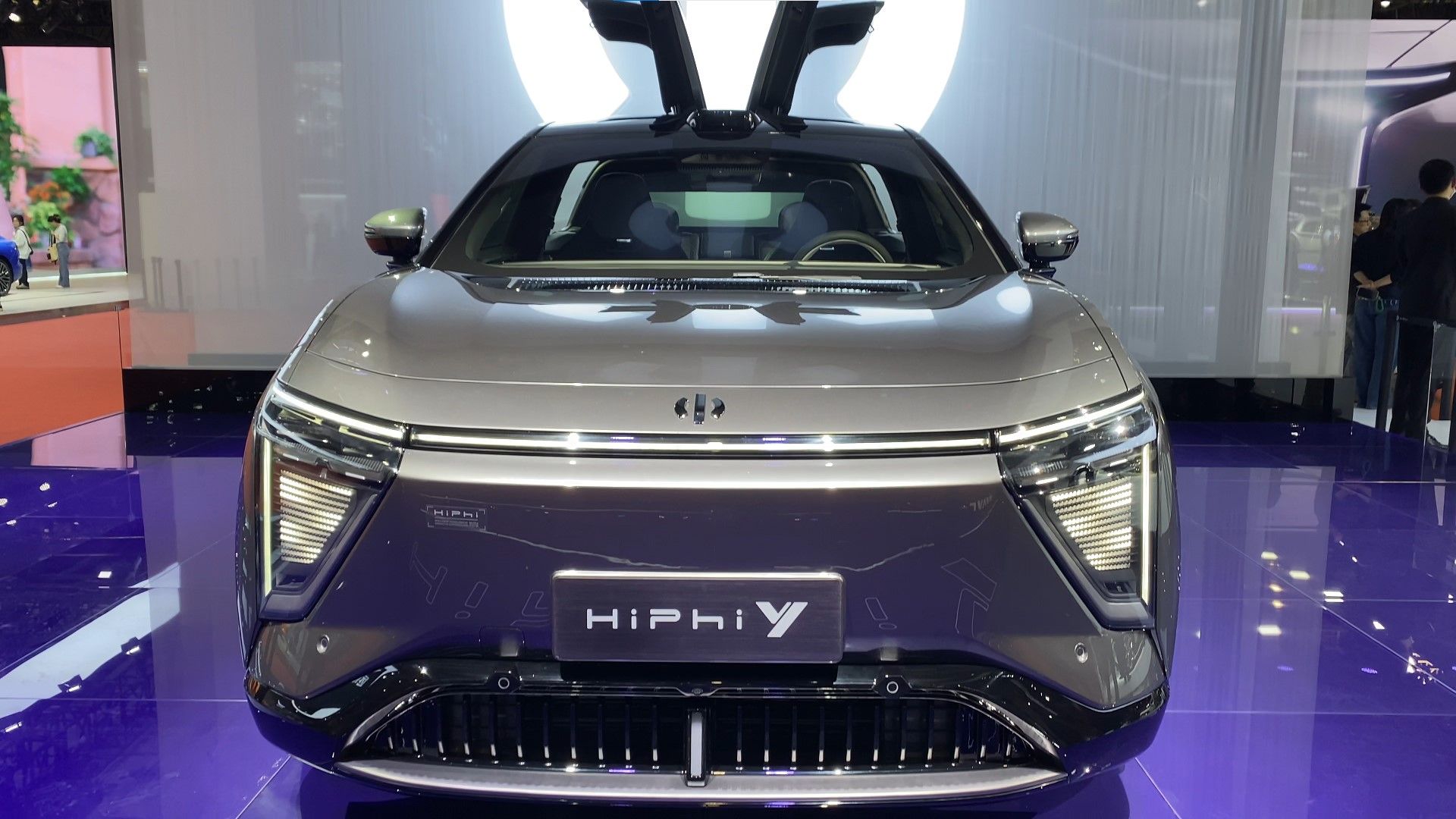 2023上海车展实拍，高合全新SUV HiPhiY正式亮相|新车发布|汽车视频|新能源_新浪新闻
