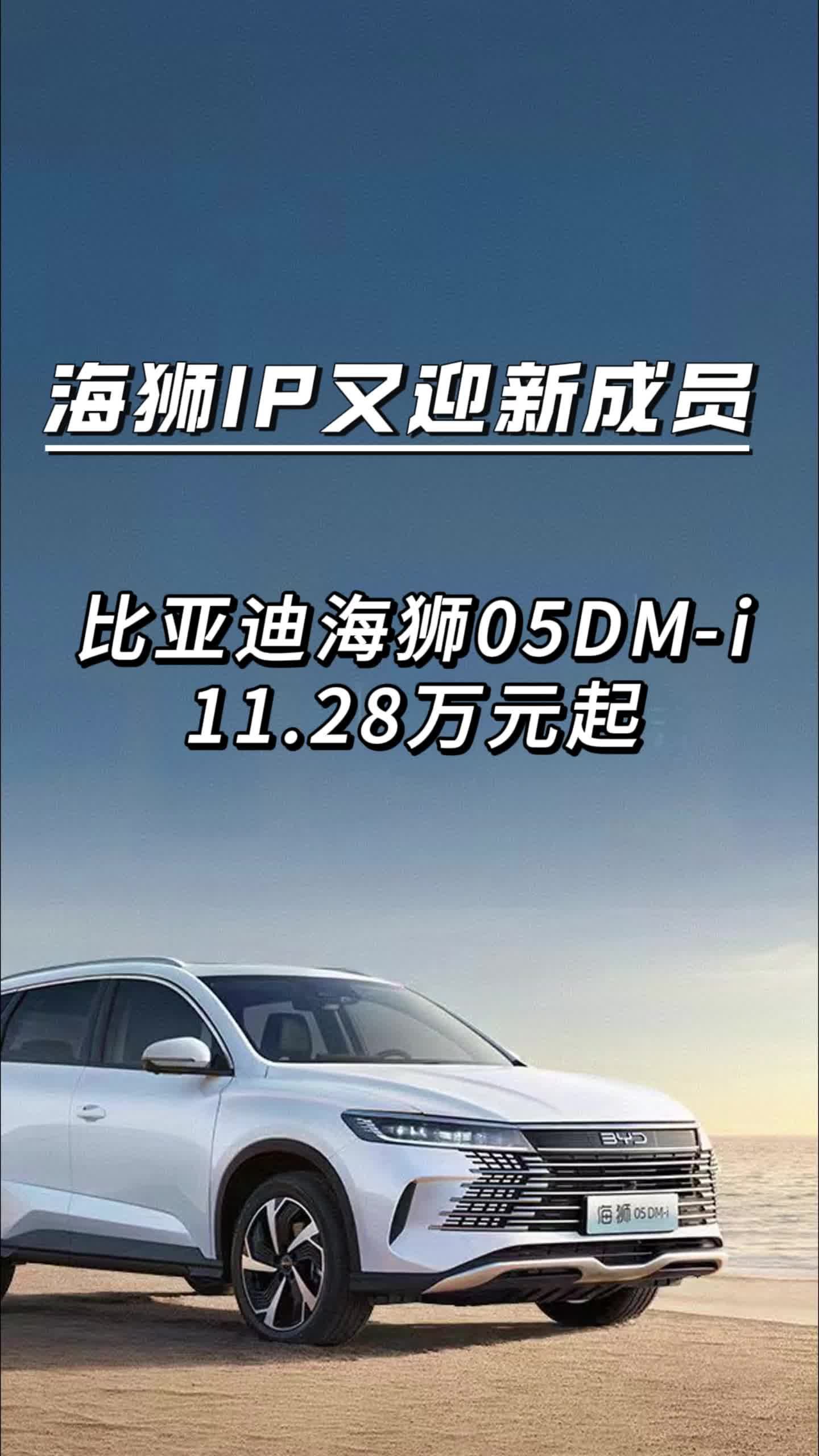 海狮IP又迎新成员！比亚迪海狮05DM-i 11.28万元起|汽车资讯|15-20万suv|新能源_新浪新闻