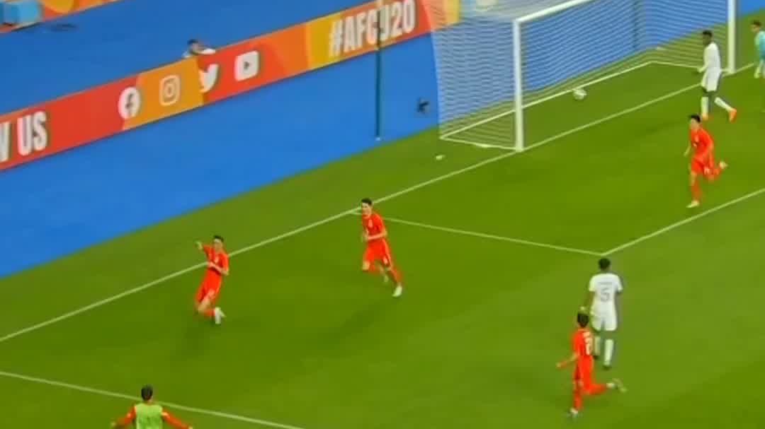 U20国足vs沙特U20，木塔力甫包抄破门，U20国足1:0领先|国足|U20国足|U20亚洲杯_新浪新闻