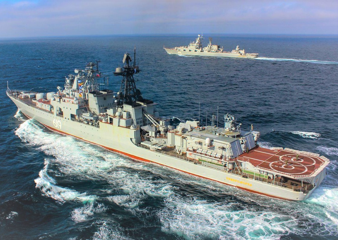俄罗斯的海军的“055大驱”，综合实力只相当我国052D导弹驱逐舰|乌斯季诺夫|俄罗斯|光荣级_新浪新闻