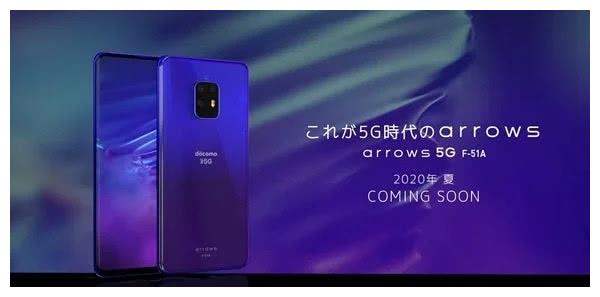 富士通Arrows 5G手机曝光：挖孔曲面屏＋浴霸三摄|富士通|像素|手机_新浪新闻