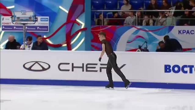 【24-25俄奖③】参孙｜第四名 Daniil SAMSONOV(90.68) 俄罗斯大奖赛第三站男单短节目|短节目|俄罗斯|大奖赛_新浪新闻