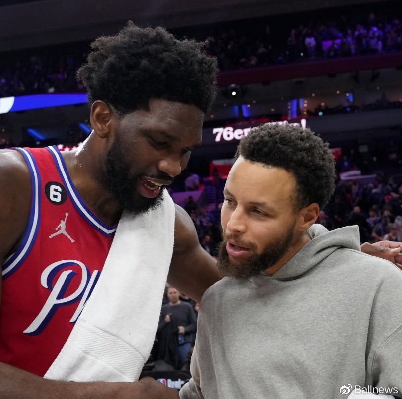 库里：我支持恩比德当选本赛季MVP 他进步最大最突出