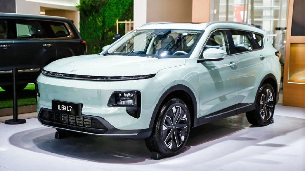 大家庭大七座电混SUV，捷途山海L7兰州上市！12.98万元起-新浪汽车