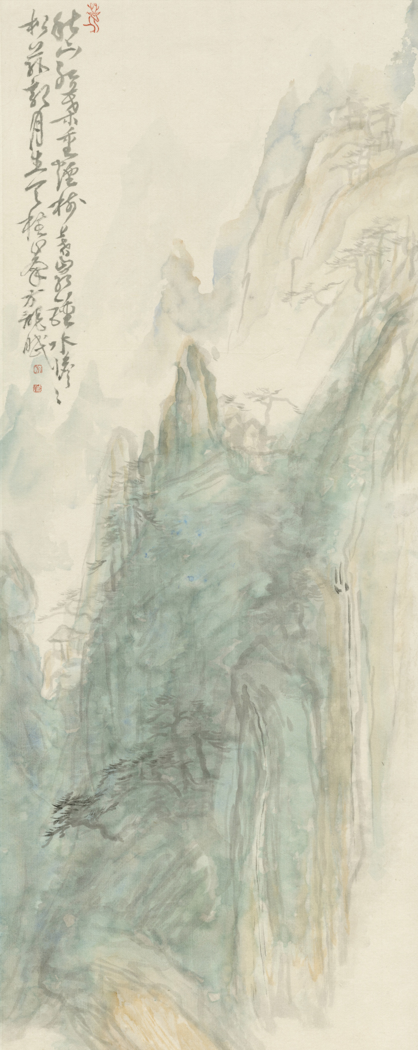 方 勇「十萬芙蓉——青綠山水新作展」開幕記事