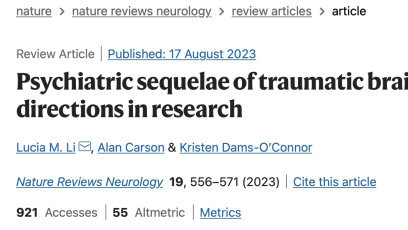 NAT REV NEUROL综述：战争/车祸等导致的创伤性脑损伤后精神病后遗症|精神病|药物|创伤性_新浪新闻