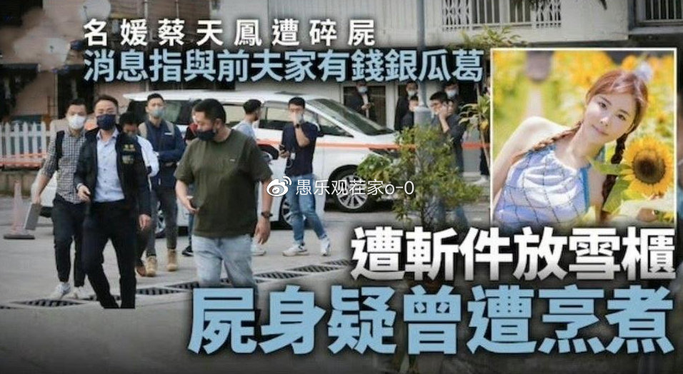 香港名媛遭碎尸,案发前监控曝光,凶手是前夫一家,公爹曾是警察 香港 碎尸 监控 新浪新闻