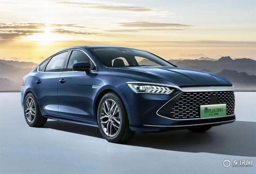 搭DiLink 4.0系统，综合续航1310公里，新款秦PLUS DM-i冠军版官图