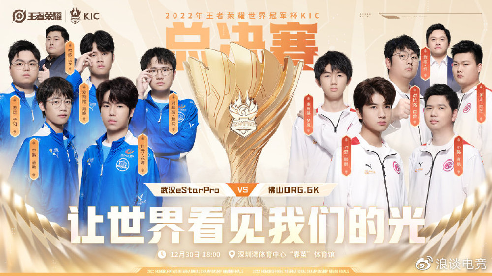 王者荣耀世冠总决赛预热：武汉eStarPro硬实力占优，佛山DRG.GK奇招|总决赛|佛山|武汉_新浪新闻
