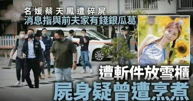 蔡天凤碎尸案最新进展,凶手一个月前开始布局,前夫落网现场曝光