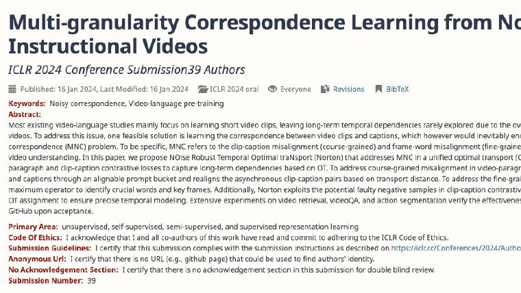 AI国际顶会ICLR 2024结果揭晓，蚂蚁集团11篇论文入选|蚂蚁集团|AI|长视频_新浪新闻