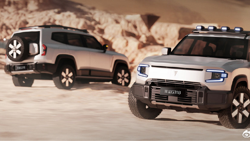 深蓝G318硬派SUV官图曝光，20万元起售？采用增程技术-新浪汽车
