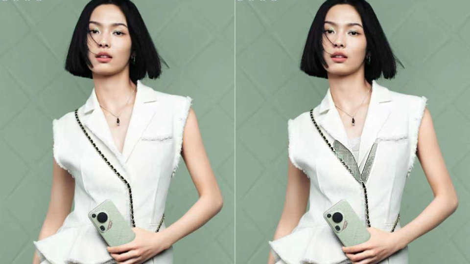 华为Pura70系列AI修图能一键消除衣服?实测，没网传得那么容易|修图|一键|华为_新浪新闻