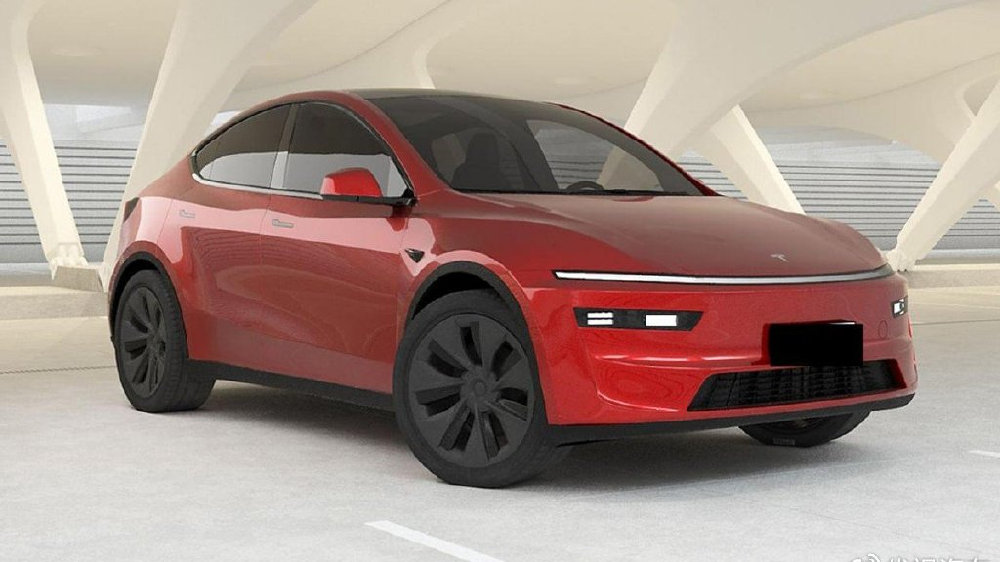 全新Model Y再曝新图！最快一季度上市，或配800V高压平台|特斯拉|续航|优视_新浪新闻