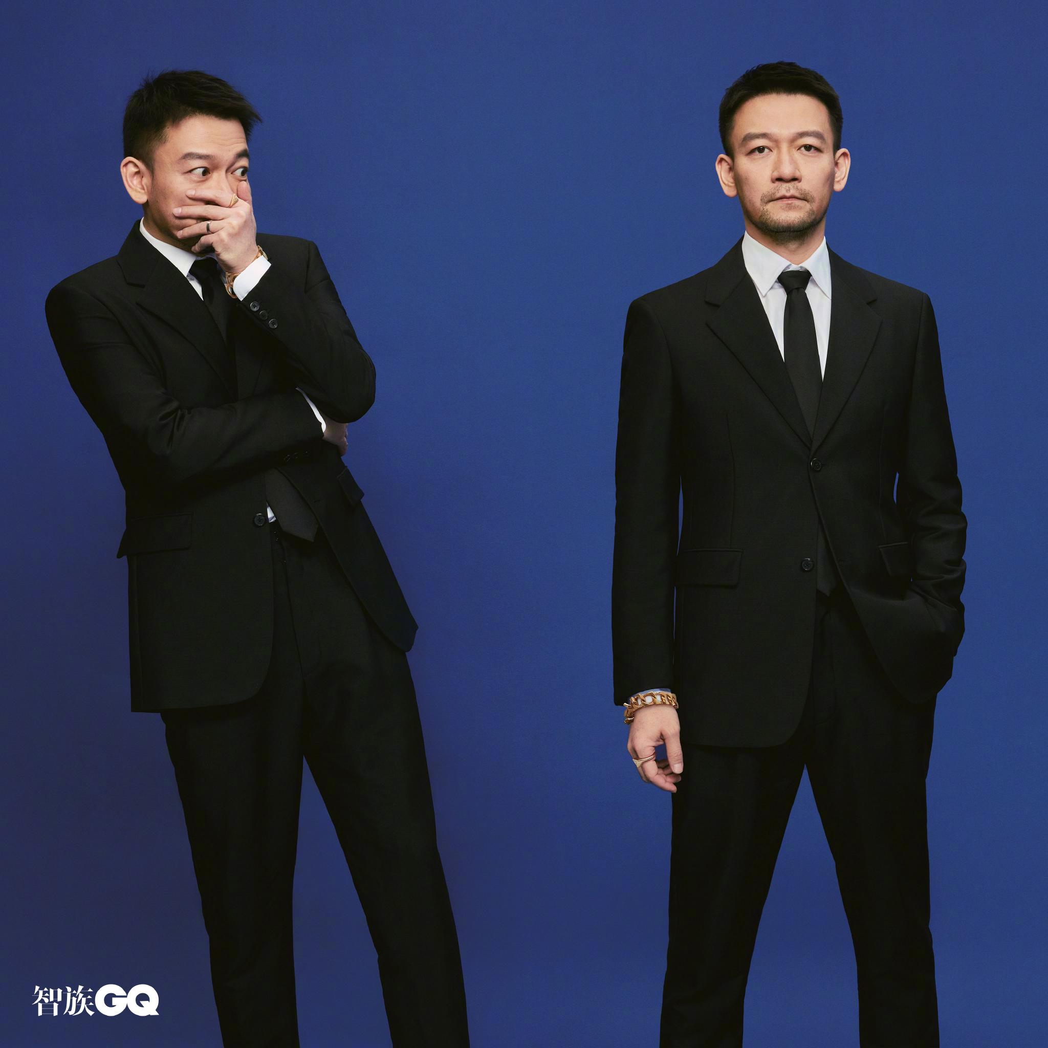 郭帆、刘德华、吴京，《智族GQ》1月刊写真，吴京还在采访中透露