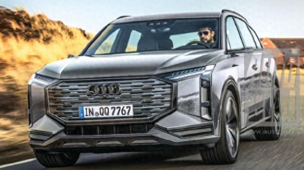 国内现款63.28万起售，奥迪全新一代Q7曝光，外观内饰变化明显-新浪汽车