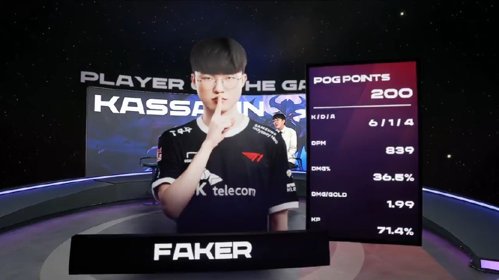 LCK最强之战！鬼才辅助再出冷门英雄Faker三杀定胜局