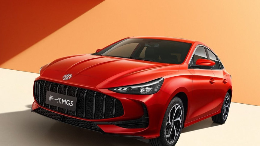 上汽名爵新一代MG5官图发布 即将在本月成都国际车展亮相-新浪汽车