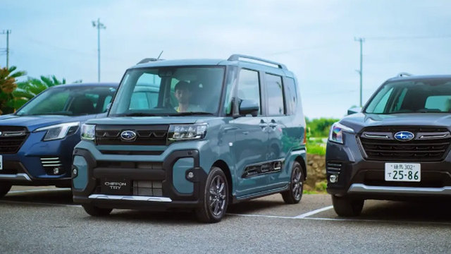 日本爆款K-Car！斯巴鲁Chiffon Try：0.66L引擎+四驱，油耗仅4.2L-新浪汽车