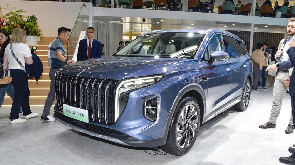 红旗HS7 PHEV将于6月上市，造型霸气内饰豪华，提供6/7座可选-新浪汽车