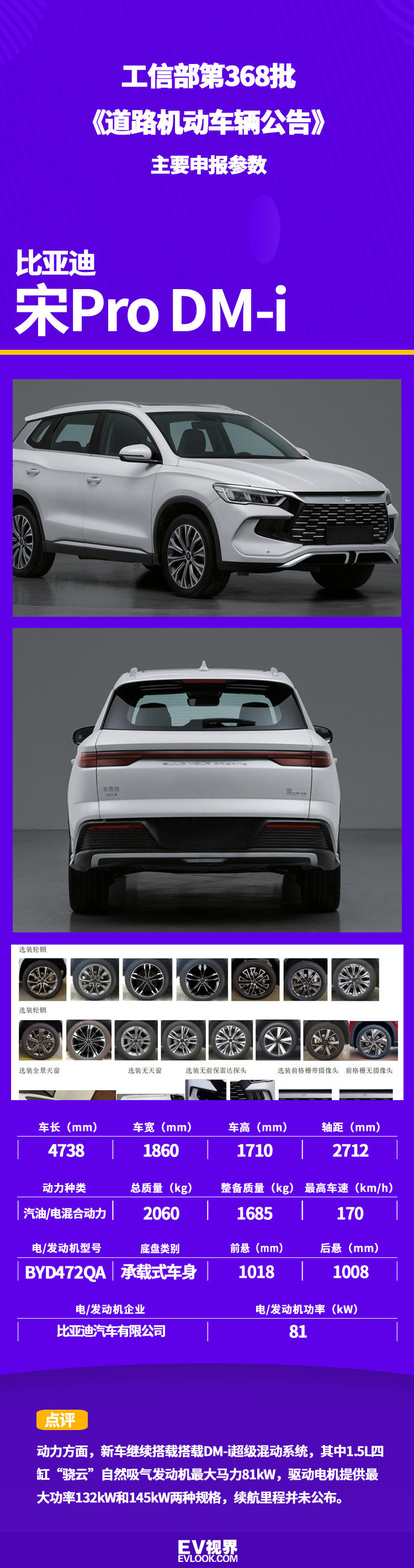 变化集中在前脸 新款比亚迪宋Pro DM-i申报图曝光