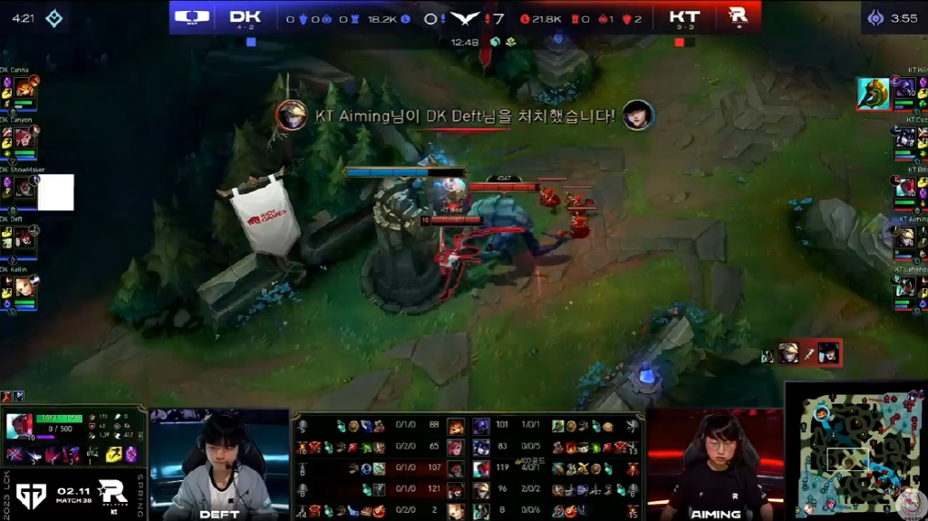 12分钟7比0！LCK夺冠大热DK惨遭KT碾压
