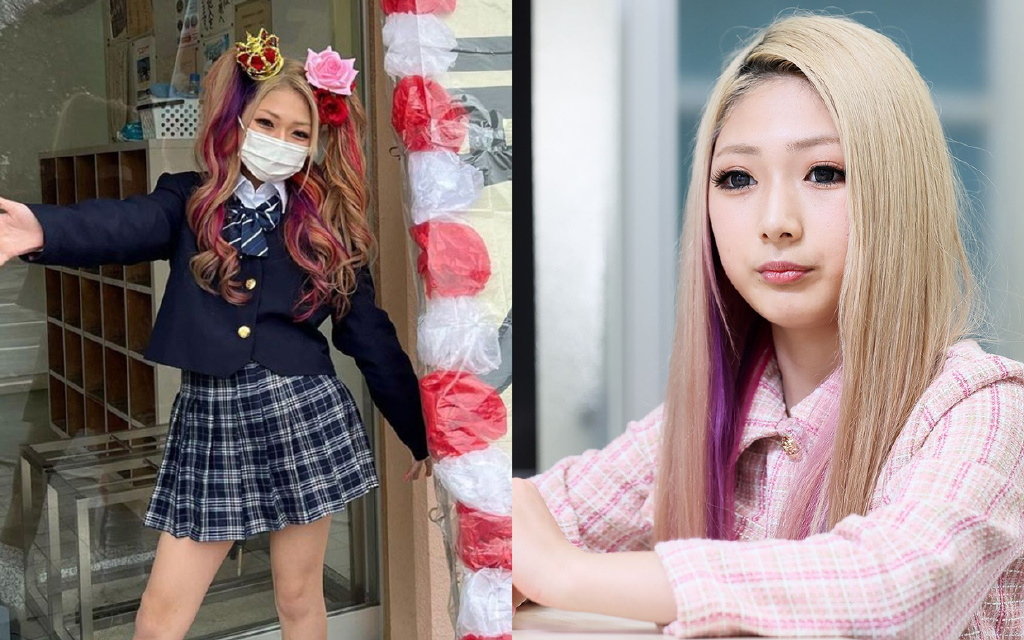 日本小学生辣妹引争议!10岁染发化浓妆,家长支持走性感风日本小学生小学新浪新闻