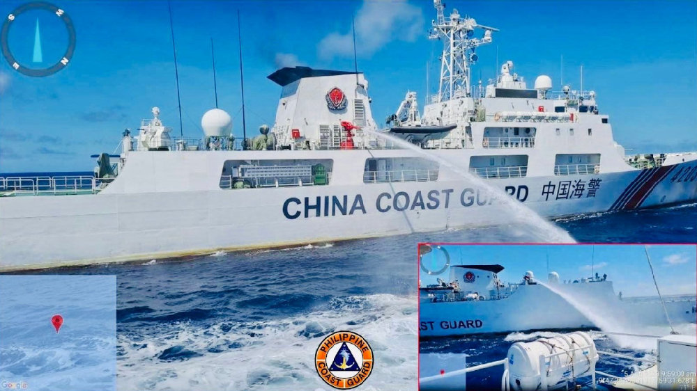 菲船强闯仁爱礁！中国直接开“水炮”，太解气了，36艘船舰来拦截|建材|仁爱礁|菲律宾_新浪新闻