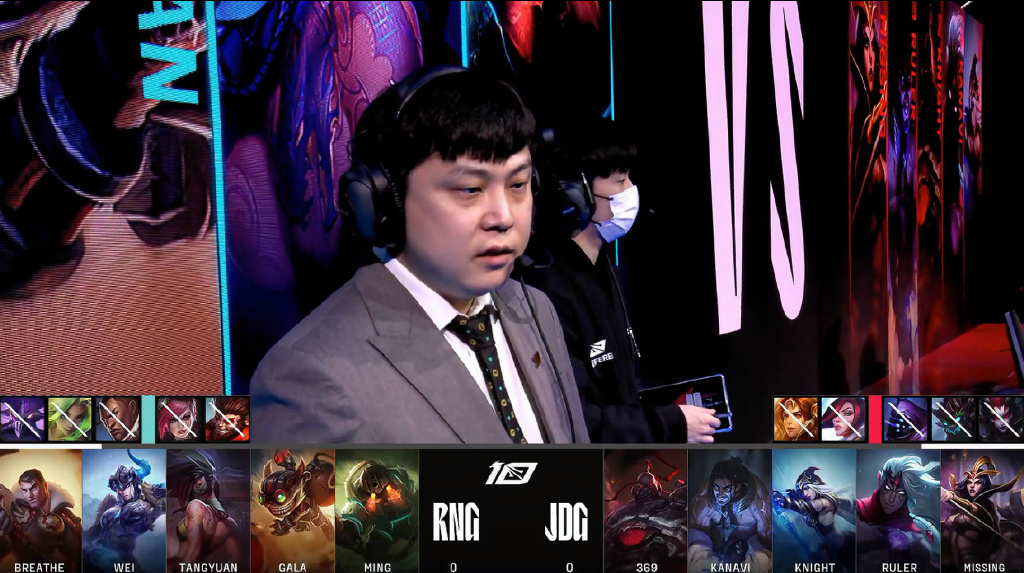 “教练BP在折磨GALA！”RNG下路爆线被JDG戏耍，Uzi念出经典语录