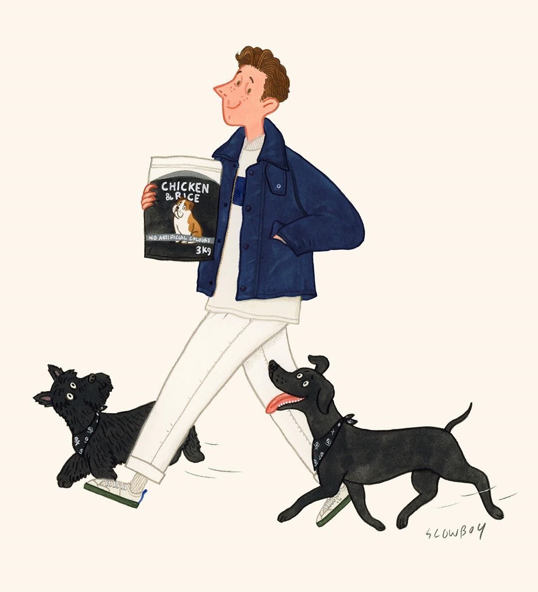 City Boy 穿搭插画，🉑️？：mr.slowboy|插画_新浪新闻