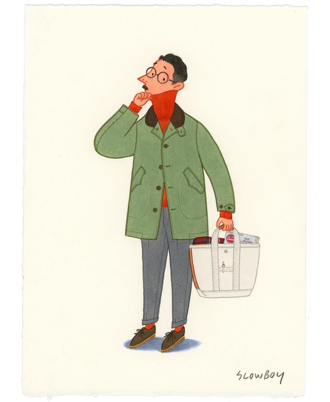 City Boy 穿搭插画，🉑️？：mr.slowboy|插画_新浪新闻