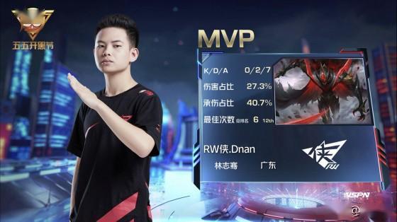 王者荣耀KPL：暖阳成为龙胆代言人 TS战胜RW侠获得四连胜