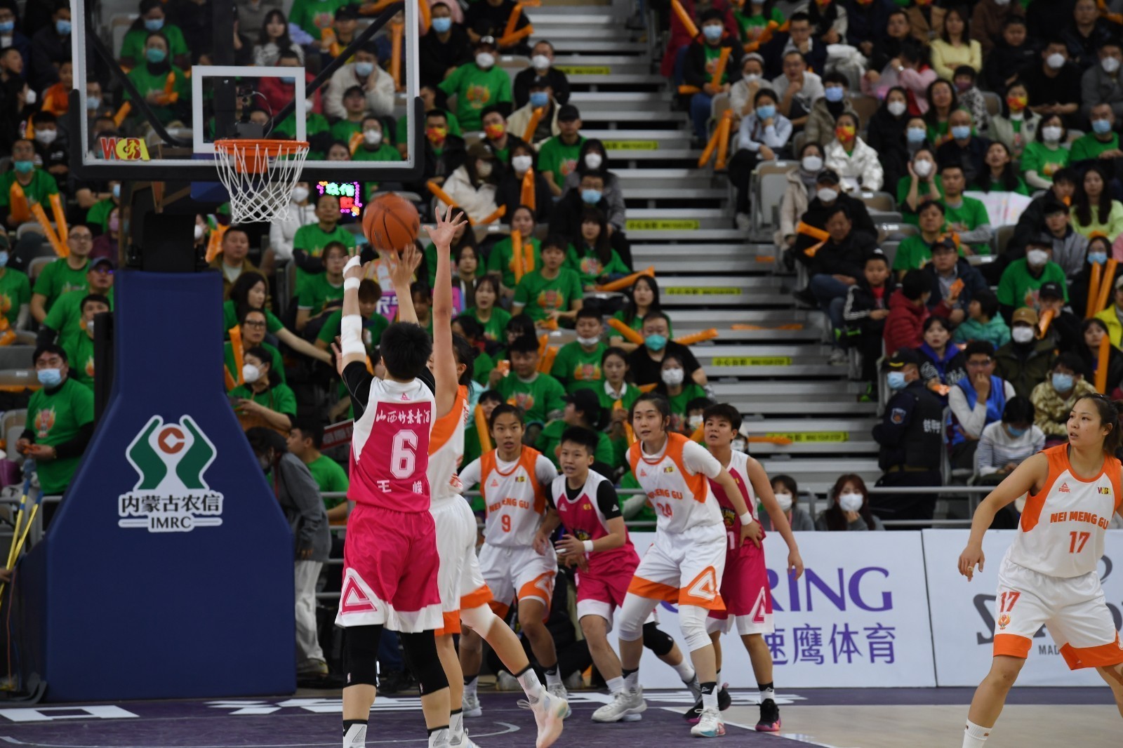 WCBA季后赛：内蒙古农信队88比51战胜山西竹叶青酒队