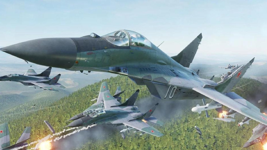 当年德国东西合并后，北约用米格29与F16超近距离战斗，结果F16完败|米格29|战斗机|战斗_新浪新闻