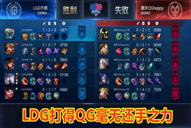王者荣耀：QG惨遭LGD零封，基本告别季后赛，QG到底是怎么了？
