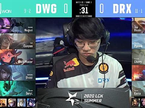 DRX再现经典麦式BP，Chovy中单青钢影打出0-8战绩，太真实了！|战绩|牛宝|中野_新浪新闻