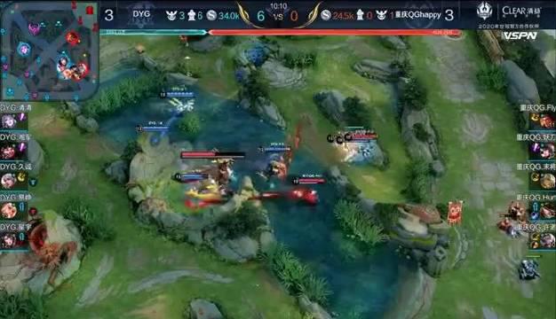 DYG以比分4:3战胜重庆QGhappy，成功拿下比赛胜利！_新浪新闻