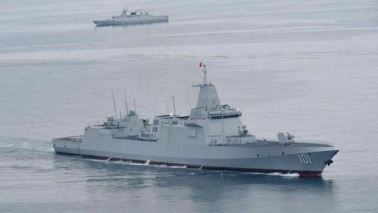 055型驱逐舰：有112个全球最大垂发装置，具备热冷共架发射能力