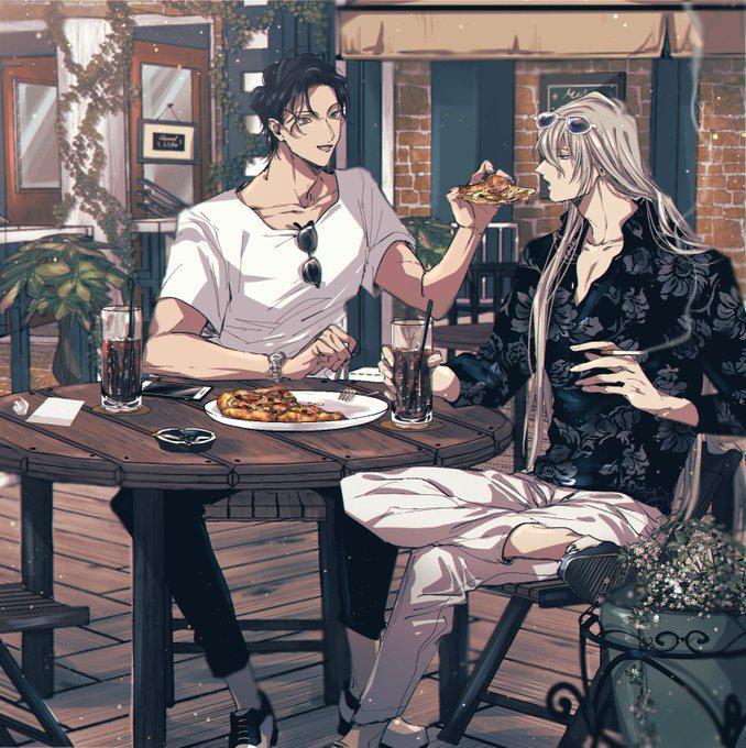 日本画师興路笔下的暴力cp赤井秀一 X 琴酒 太好磕啦 twi kmk_oc|赤井秀一|琴酒|名侦探柯南_新浪新闻