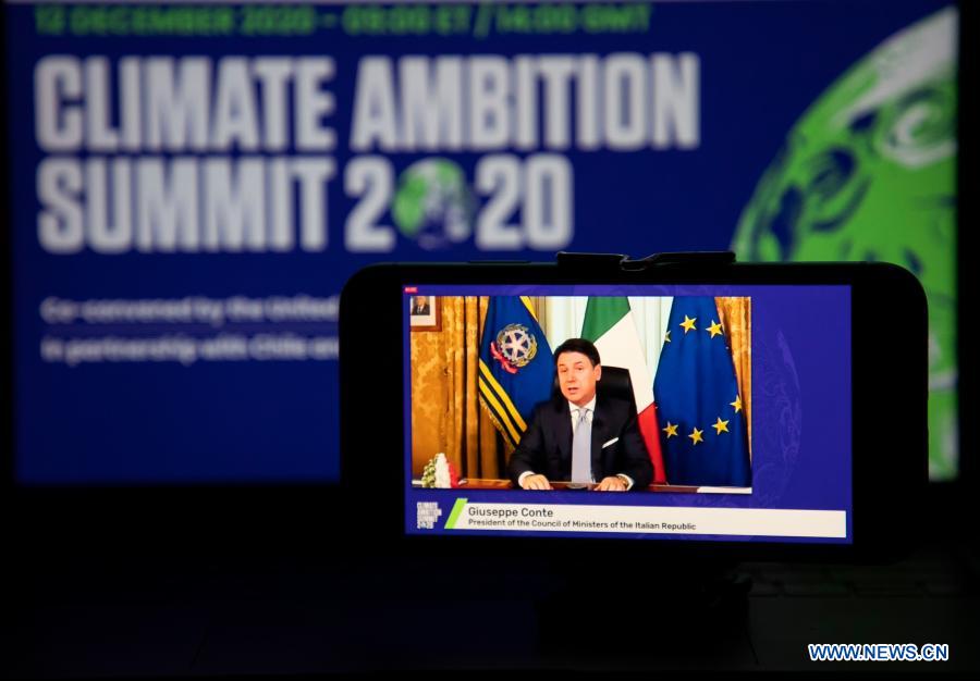 Climate Ambition Summit Held Via Video Link World News Sina English