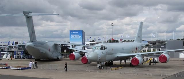 日本反潜机大象漫步，P1和P3C联袂出演，空潜200不如它？