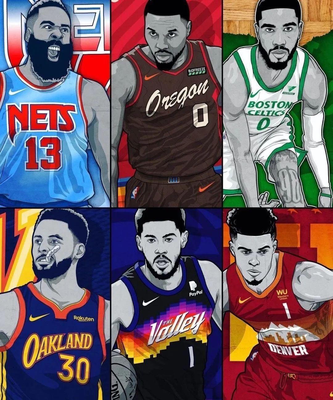 Nike x NBA，NBA30队最新城市版战衣！太好看了，排名第一竟是他们……