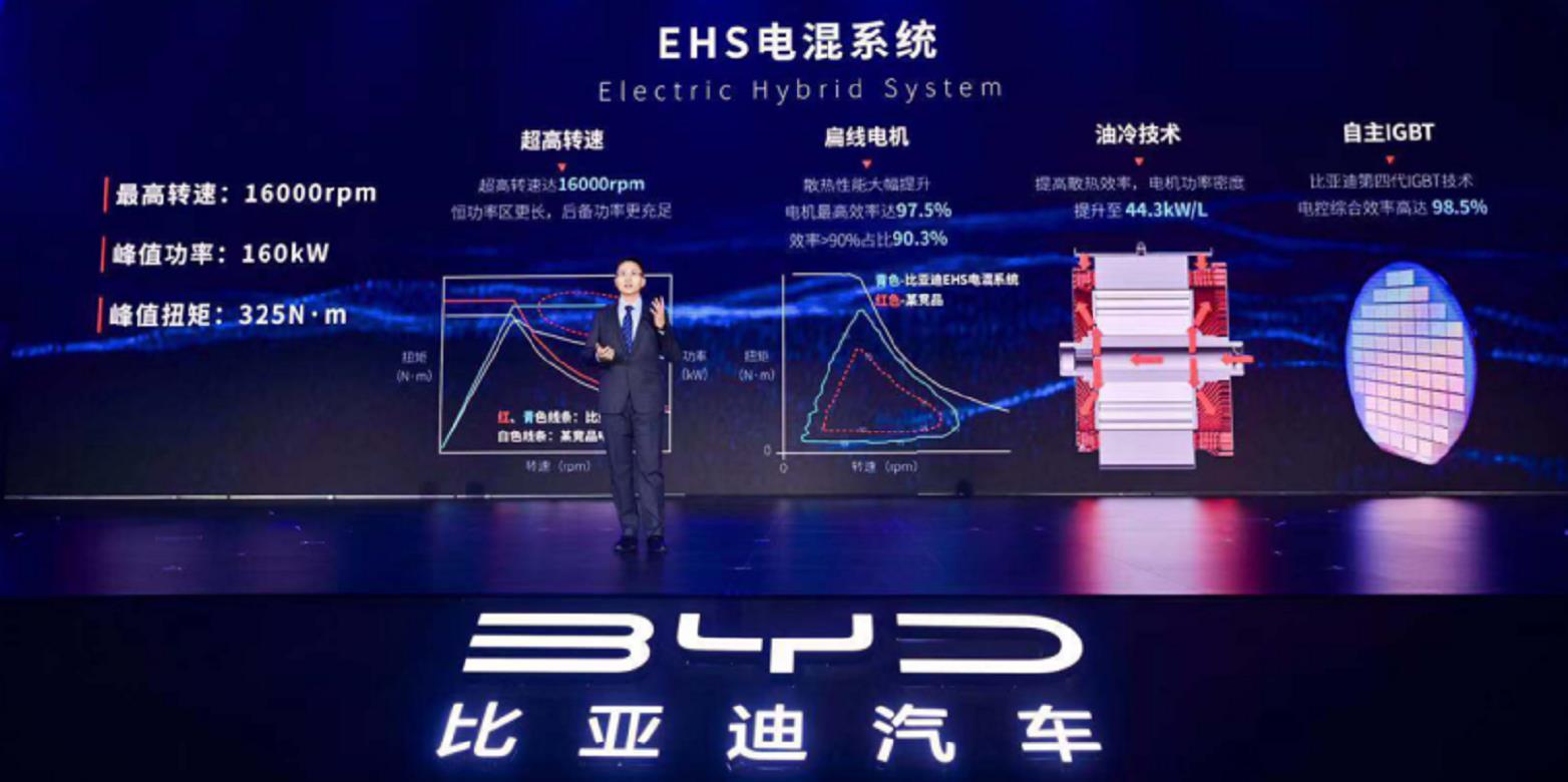 比亚迪DM-i超级混动平台的EHS电混系统技术优势