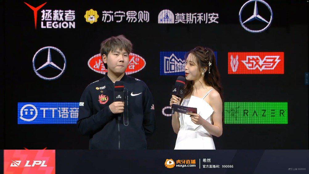 2021LPL春季赛 iG 0-2 FPX赛后采访Bo：回去查谁抢了我五杀！_新浪新闻