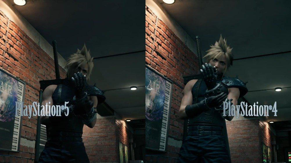 SE公布PS5《FF7：重制版》与PS4版的对比视频_新浪新闻