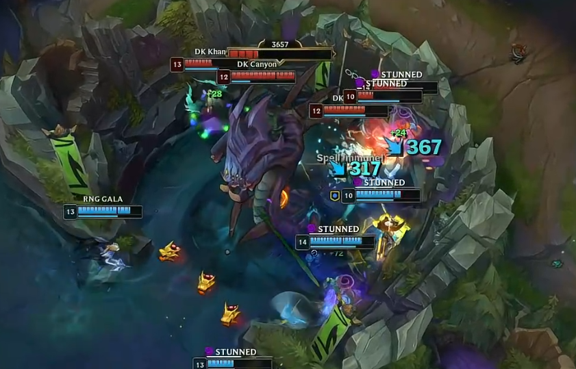 万军丛中取敌将首级！GALA卡莎大招打懵DK，RNG拿下赛点