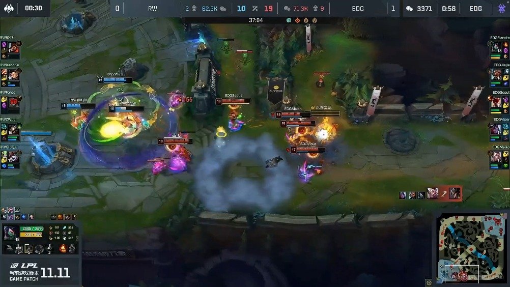 2021LPL夏季赛 EDG 2-0 RW_新浪新闻